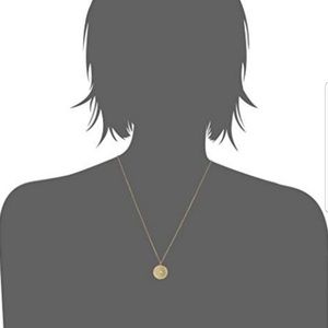 Michael Kors | Jewelry | Authentic Mk Gold Tone Disc Pendant | Poshmark